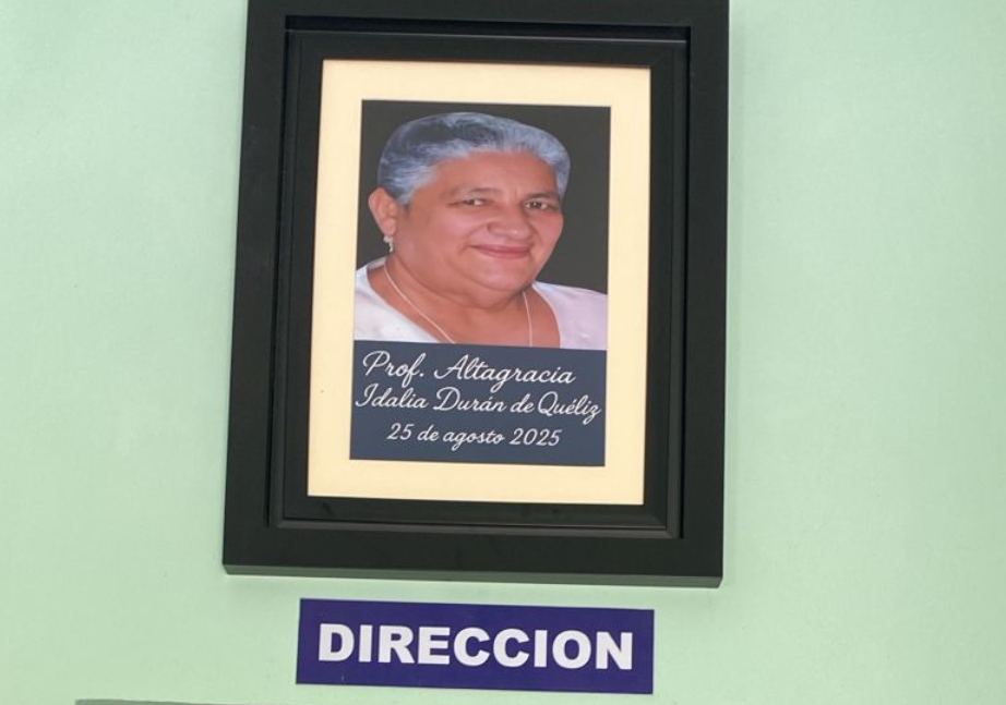 Altagracia Idalia Durán de Quéliz: la nueva escuela de Constanza